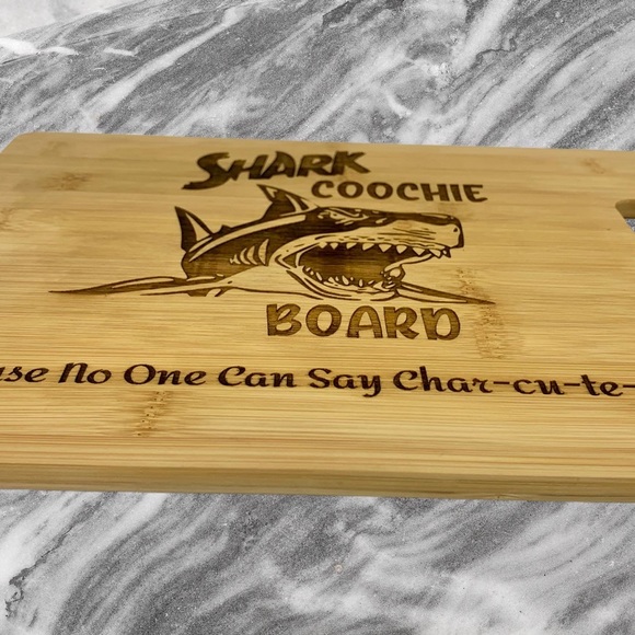 brady’s bricks | Kitchen | Shark Coochie Board Charcuterie Board ...
